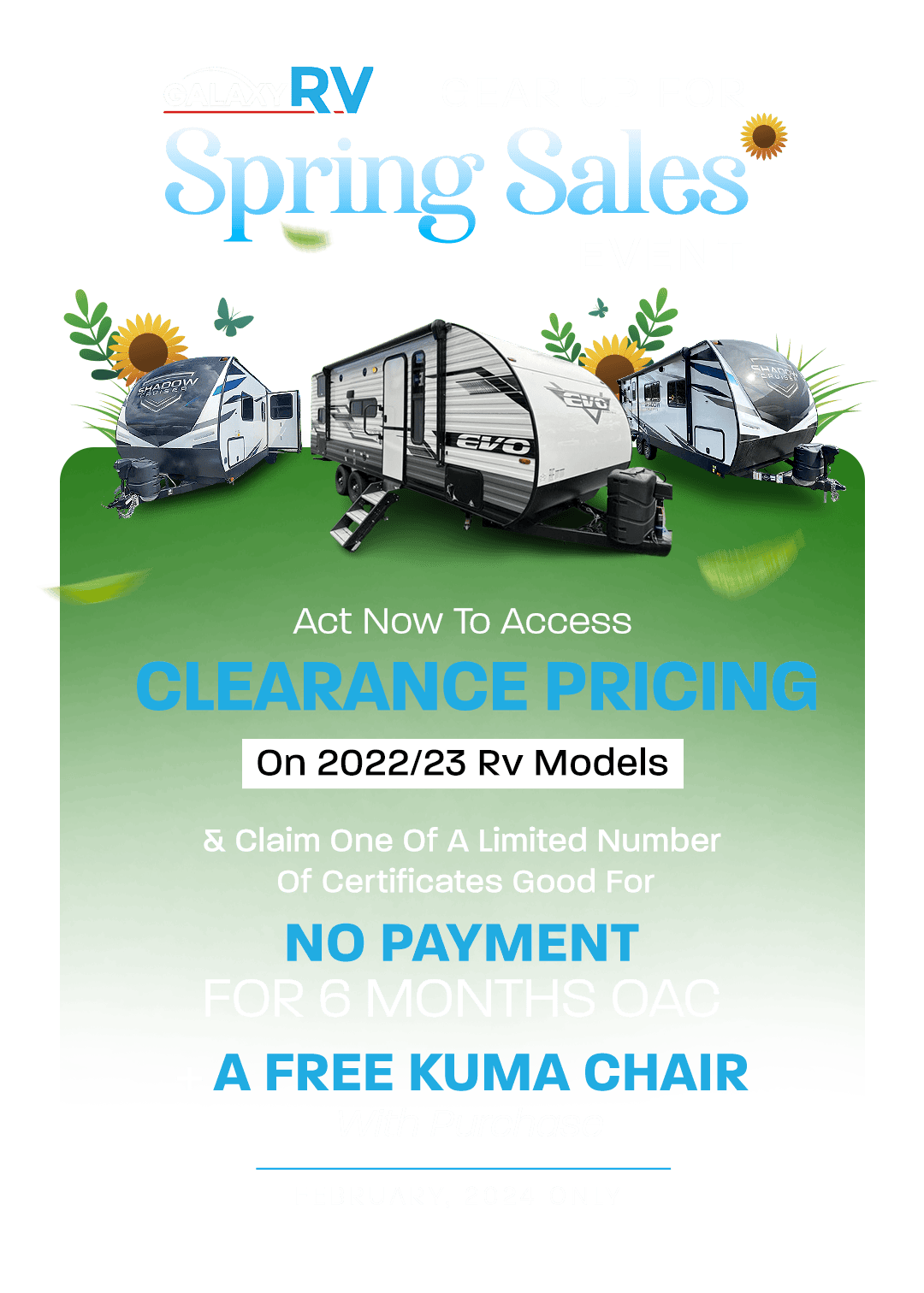 Galaxy RV's Gear Up For Spring Sales Event