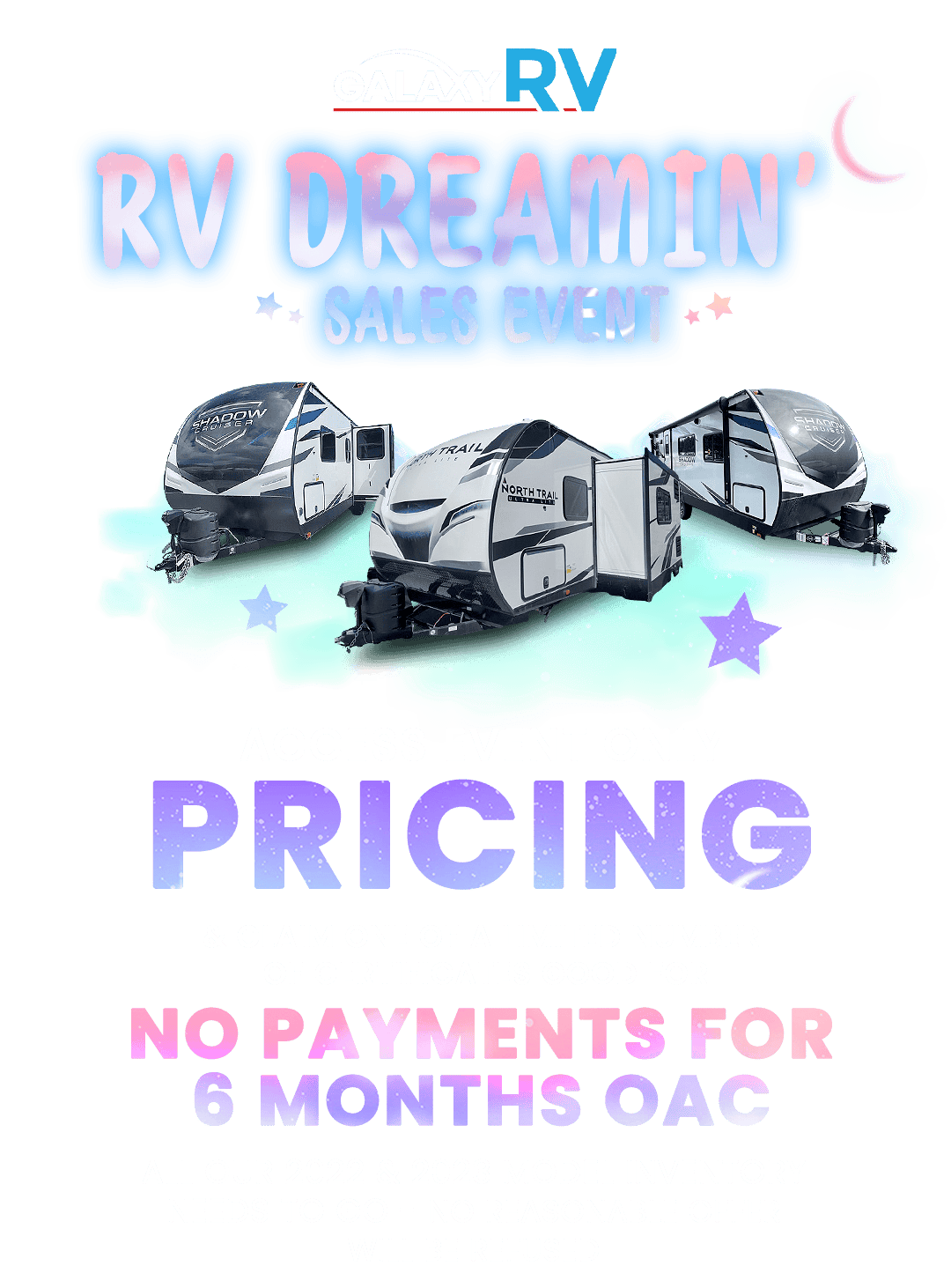 Galaxy RV's RV Dreamin' Sales Event