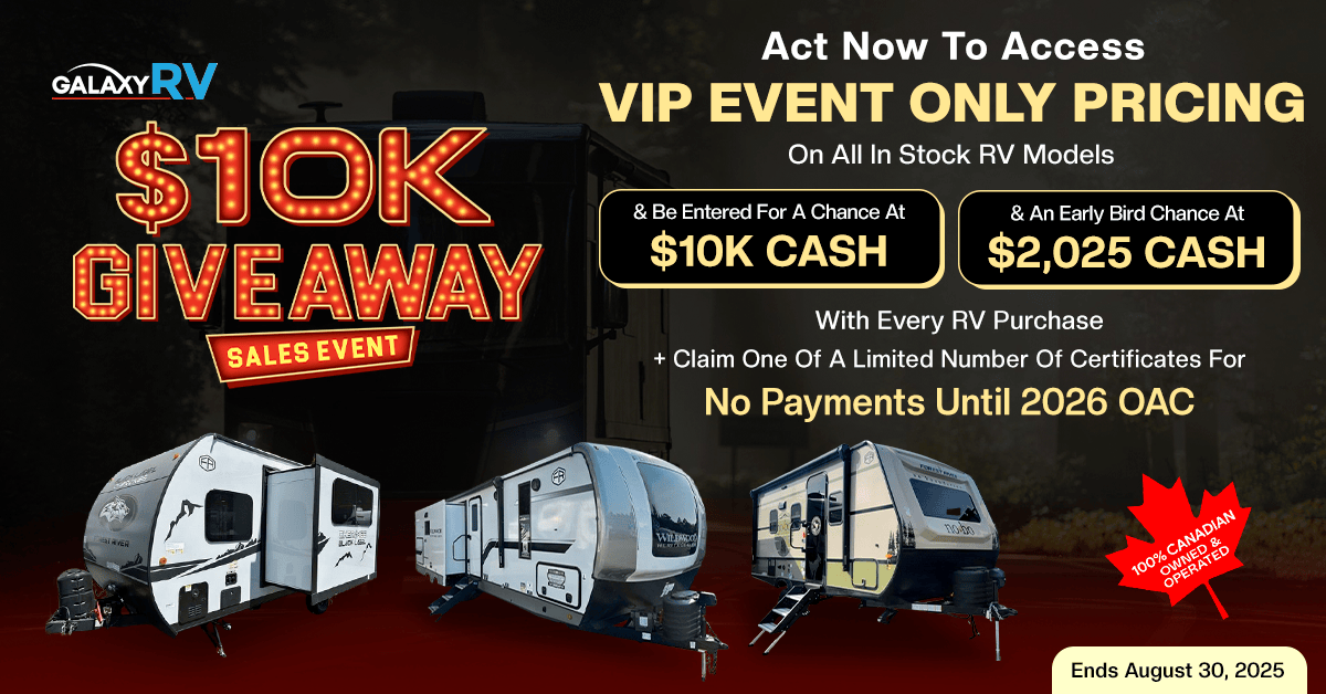 Galaxy RV $10K Giveaway Sales Event
