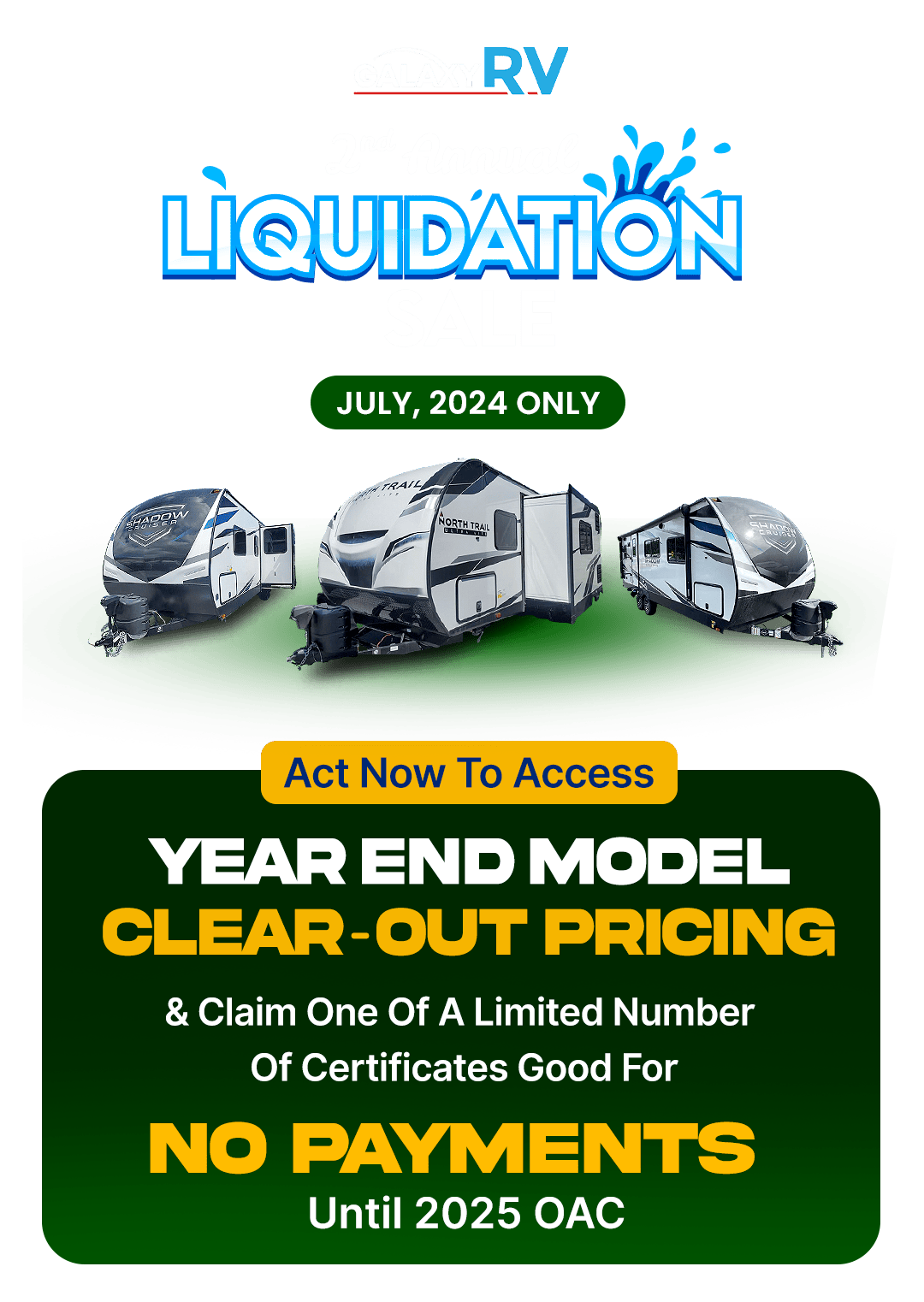 Galaxy RV 2nd Annual Liquidation Sale