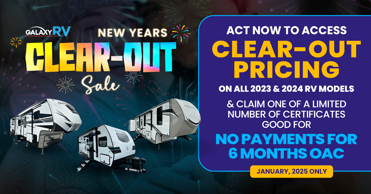 Galaxy RV New Years Clear-Out Sale